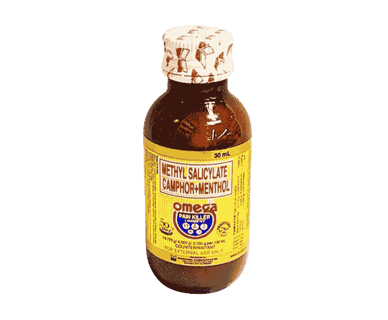 OMEGA PAIN KILLER Liniment Methyl Salicylate / Camphor / Menthol 14g ...